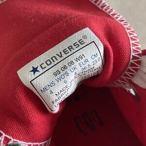 Converse | Shoes | Rare Converse All Star Strawberry Cherry High Top ...
